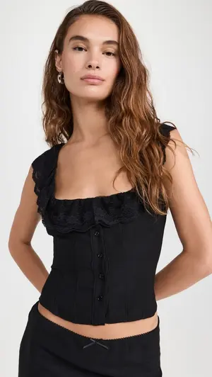 GUIZIO Paloma Lace Top