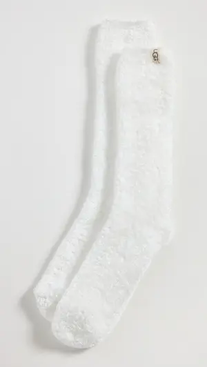UGG Leda Cozy Socks - White