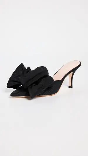 LOEFFLER RANDALL Margot Bow Mules - Black