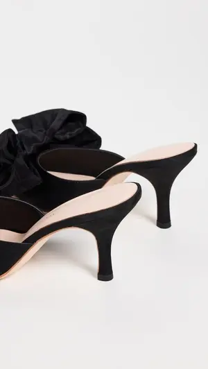 LOEFFLER RANDALL Margot Bow Mules - Black