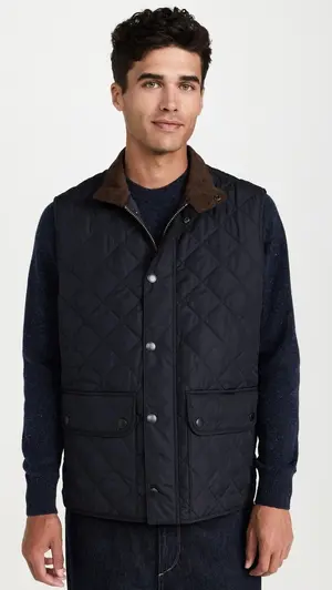Barbour Lowerdale Quilted Vest - Navy