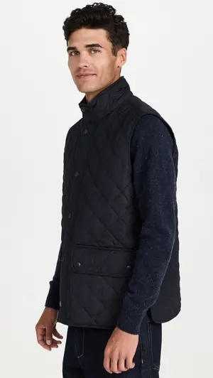 Barbour Lowerdale Quilted Vest - Navy