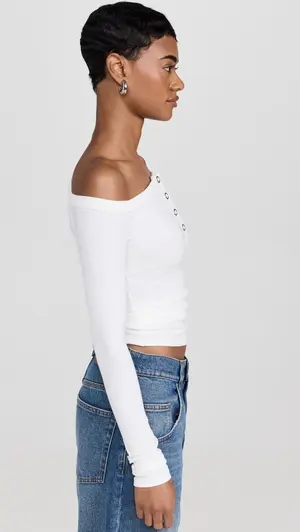 THE LINE BY K Harley Top - White