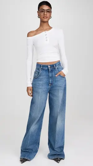 THE LINE BY K Harley Top - White