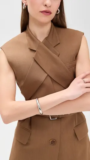 Jenny Bird Gia Mega Bangle - Platinum