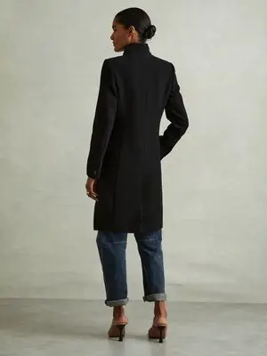 REISS Maude Wool-blend Longline Coat
