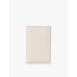 Sandro Logo-embossed Faux-leather Card Holder 1 Size Naturels