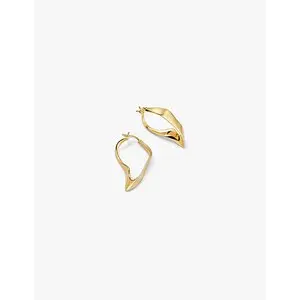 Astley Clarke Floe 18ct Gold Vermeil Hoop Earrings - Yellow Gold Vermeil