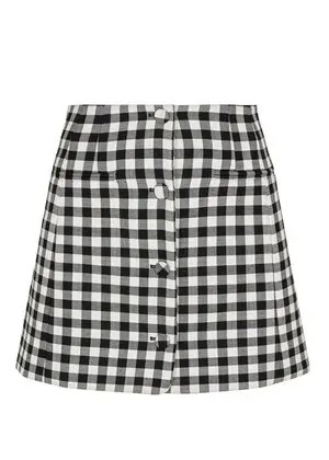 Rebecca Taylor Phillipa Checked Skirt
