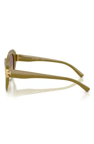 Tory Burch 51mm Cat Eye Sunglasses - Olive