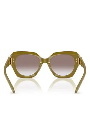 Tory Burch 51mm Cat Eye Sunglasses - Olive