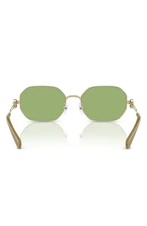 Tory Burch 55mm Irregular Sunglasses - Gold Pink