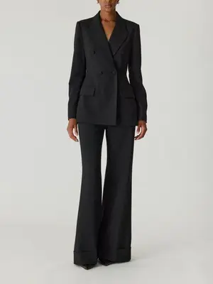 Rebecca Taylor Calvary Twill Double Breasted Blazer