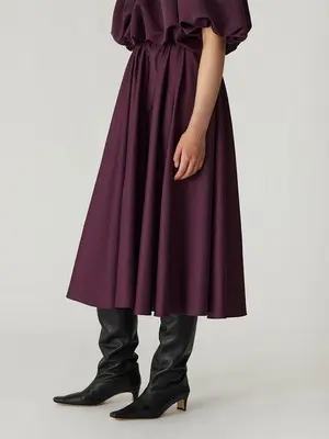 Rebecca Taylor Techy Sateen Skirt