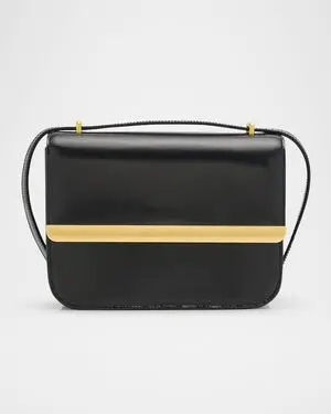 Simkhai Remy Flap Leather Crossbody Bag