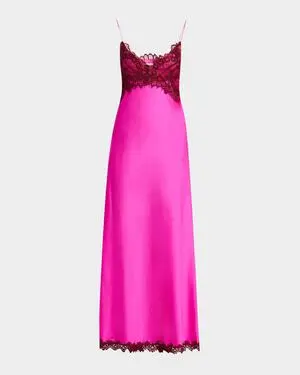 ameliane lace-trimmed slip dress LoveShackFancy Ameliane Slip Dress
