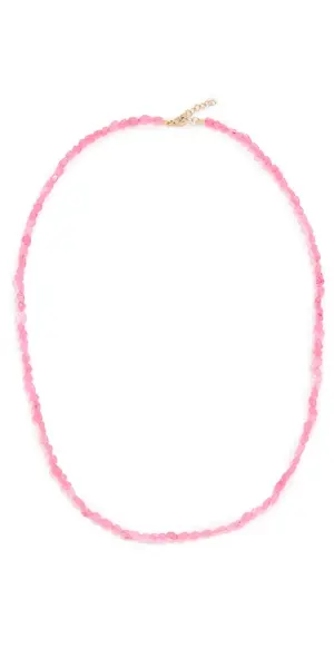 Jia Jia Pebble Opal Necklace - Pink