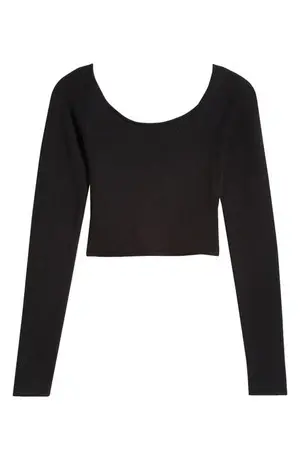 FLORENCE BY MILLS Cross Back Crop Sweater