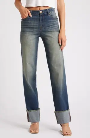 1822 Denim Cuffed Jeans For Women