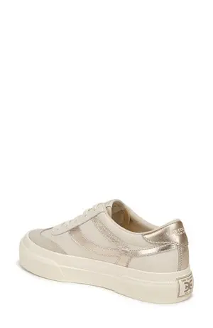 Sam Edelman Simone Platform Sneakers - Ivory/lily White/gold Leaf