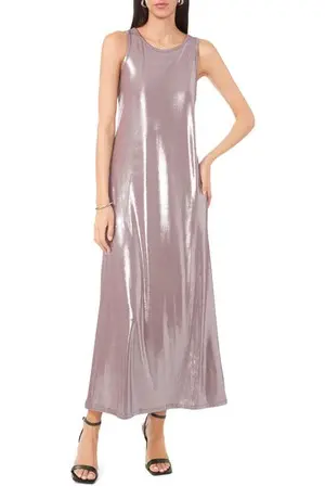 Vince Camuto Metallic Maxi Dress
