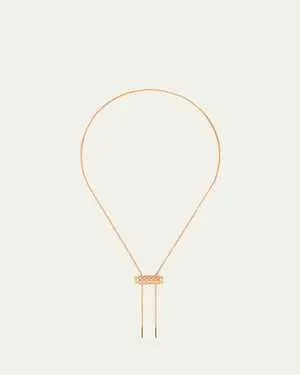 NOUVEL HERITAGE 18k Latch Pendant Necklace - Rose Gold