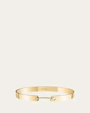 NOUVEL HERITAGE 18k Bangle With Diamonds - Gold