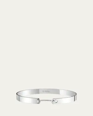 NOUVEL HERITAGE 18k Dinner Date Gm Mood Bangle - White Gold
