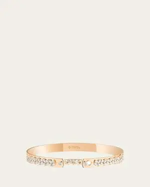 NOUVEL HERITAGE 18k Soiree Diamond Bangle - Rose Gold