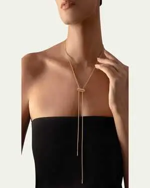 NOUVEL HERITAGE 18k Latch Pendant Necklace - Gold