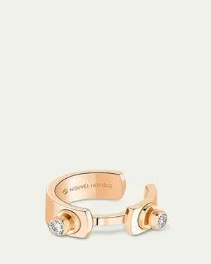NOUVEL HERITAGE Nouvel Heritage 18K Gold Ear Cuff Rose Gold