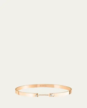 NOUVEL HERITAGE 18k Diamond Bangle - Rose Gold