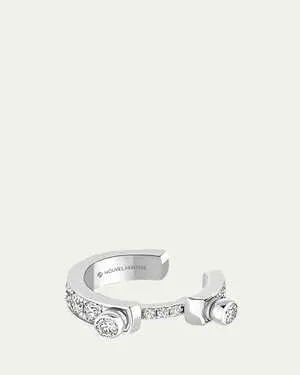 NOUVEL HERITAGE 18k Diamond Ear Cuff - White Gold