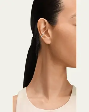 NOUVEL HERITAGE 18k Diamond Ear Cuff - White Gold