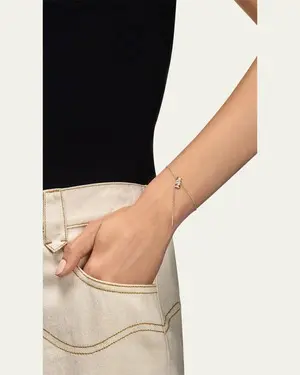 NOUVEL HERITAGE 18k And Diamond Latch Bracelet - Gold