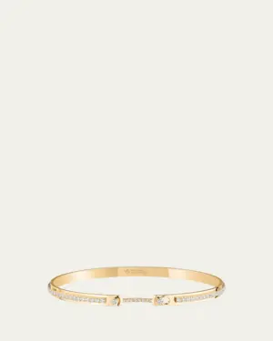 NOUVEL HERITAGE 18k Bangle With Diamonds - Gold