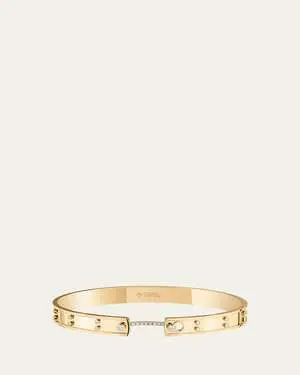 NOUVEL HERITAGE 18k Diamond Bangle - Yellow Gold