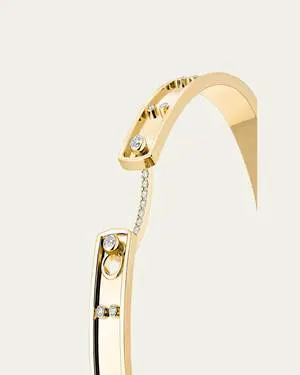 NOUVEL HERITAGE 18k Diamond Bangle - Yellow Gold