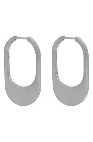 DEAN DAVIDSON Crosby Huggie Hoop Earrings - Silver