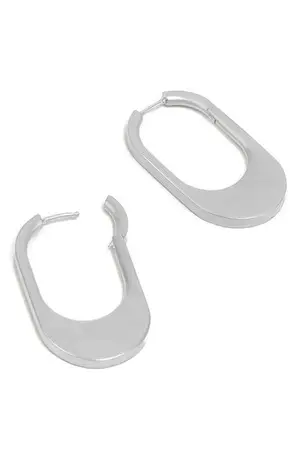 DEAN DAVIDSON Crosby Huggie Hoop Earrings - Silver