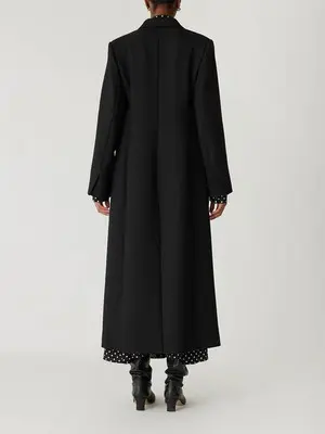 Rebecca Taylor Refined Suiting Crombie Coat