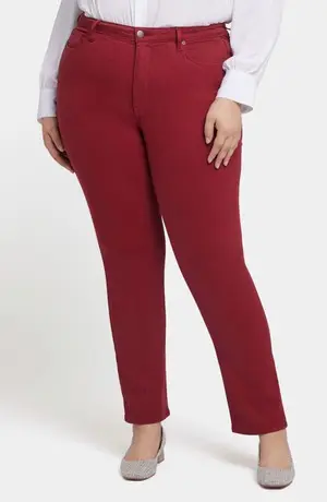 NYDJ Sheri Slim Jeans - Wild Currant