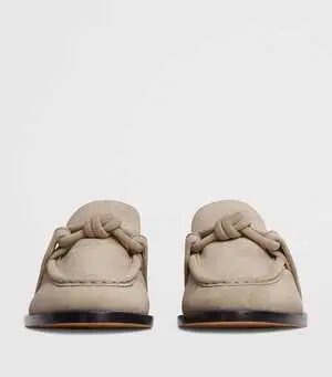 Bottega Veneta Calfskin Alstaire Loafers - Neutral