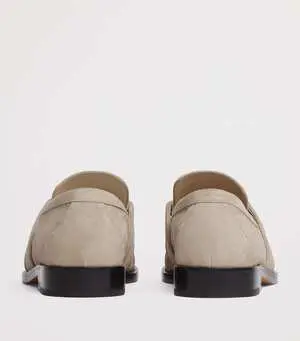 Bottega Veneta Calfskin Alstaire Loafers - Neutral
