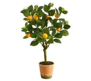 NEARLY NATURAL 24' Lemon Artificial Tree