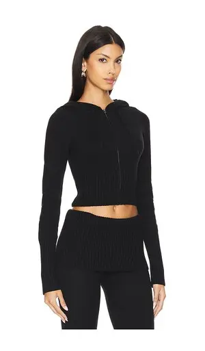Frankies Bikinis Aimee Cloud Knit Hoodie