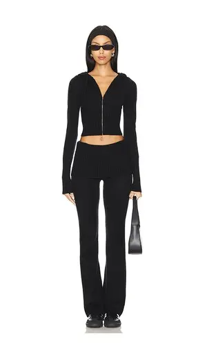 Frankies Bikinis Aimee Cloud Knit Hoodie