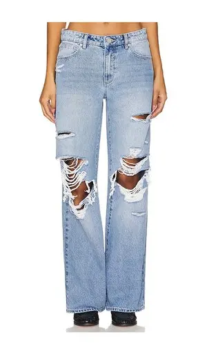 Abrand Denim 99 Baggy Wide Leg Lolita Rip