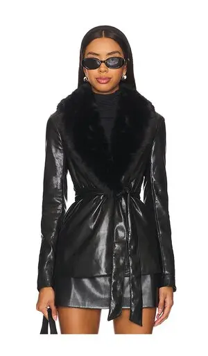 Amanda Uprichard Faux Fur Jackets For Women
