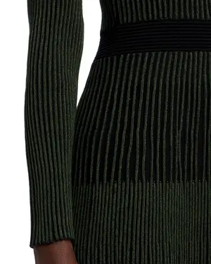 T Tahari Sweater Dress - Black/autum